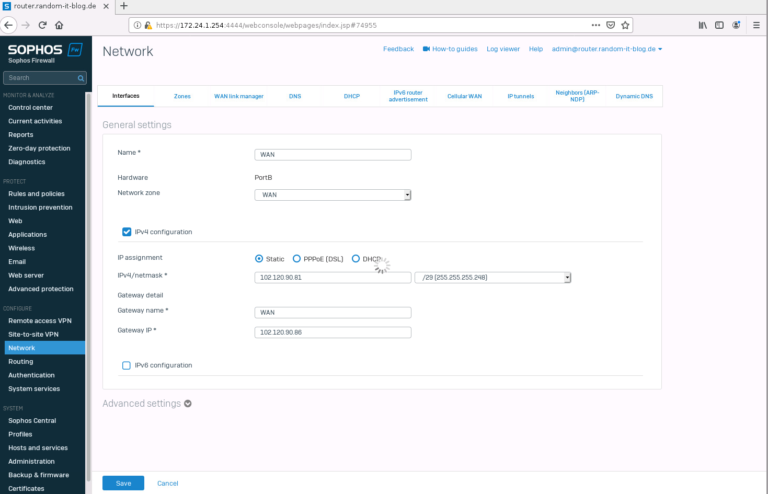 Sophos XGS 2300 and Sophos Firewall base configuration (Part 1 ...