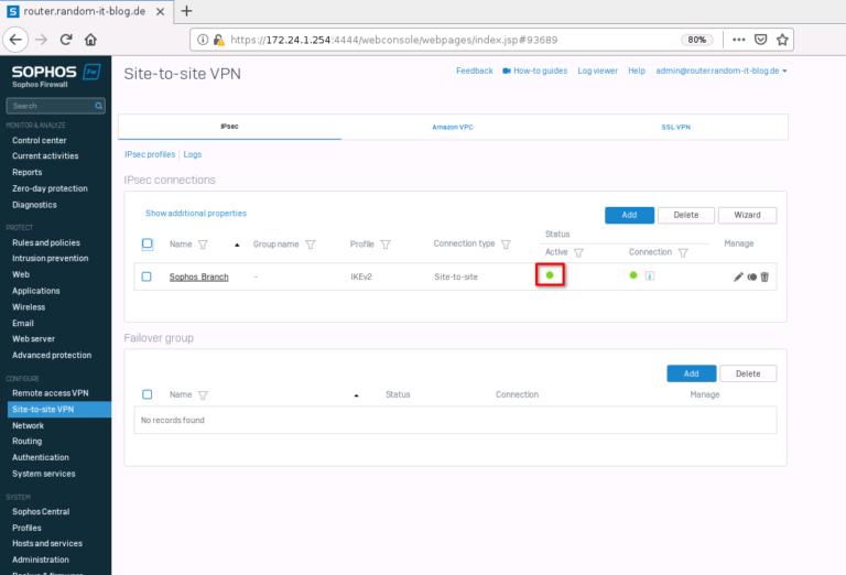 Sophos Firewall SSL VPN / IPSec VPN configuration (Part 2) - Random IT-Blog