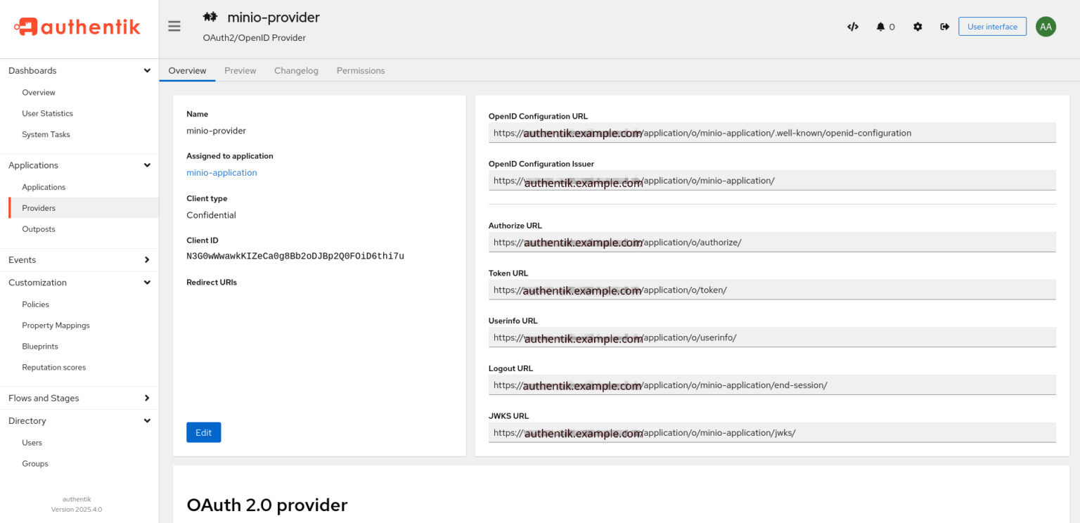 Minio Sso Using Openid With Authentik Random It Blog